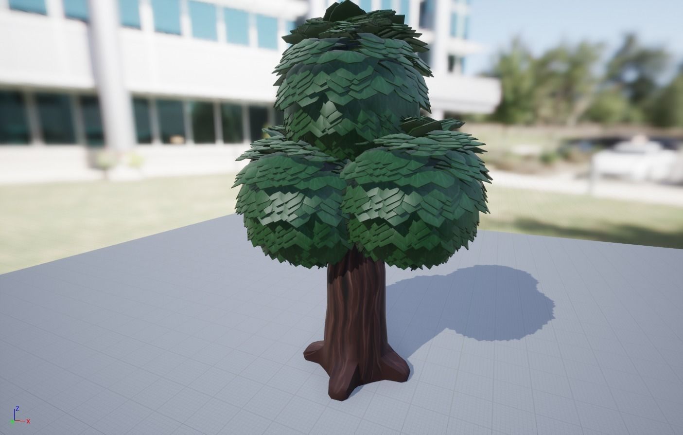 3D model Stylized Leaf Tree collections in the style of Animal Crossing ...