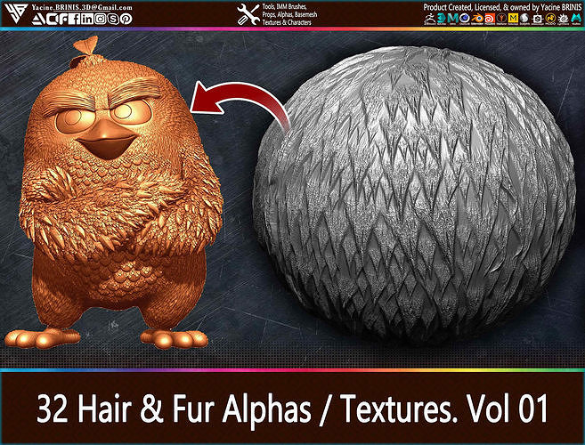 Hair Texture Alpha