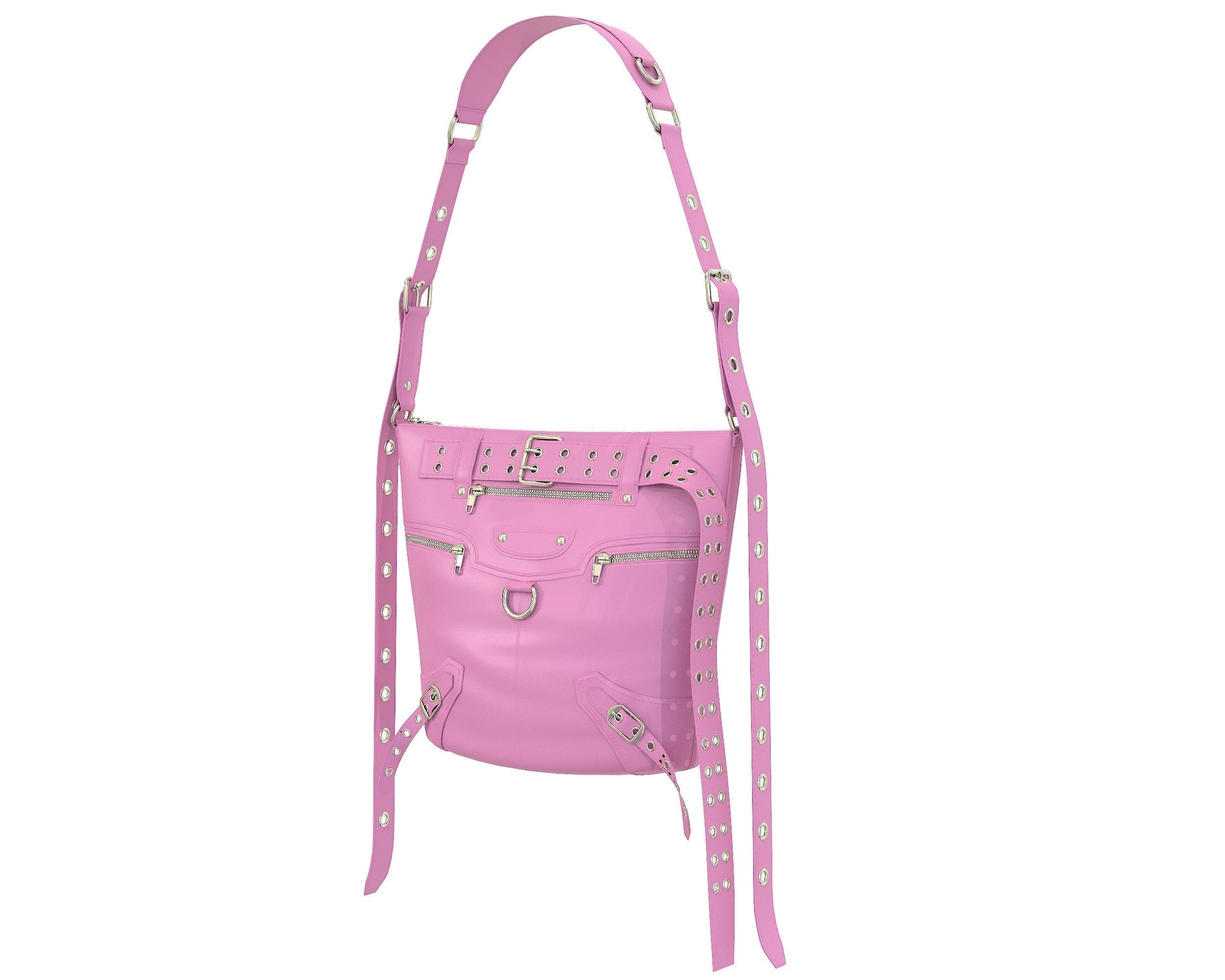 3D model Balenciaga Emo Bucket Bag VR / AR / low-poly | CGTrader