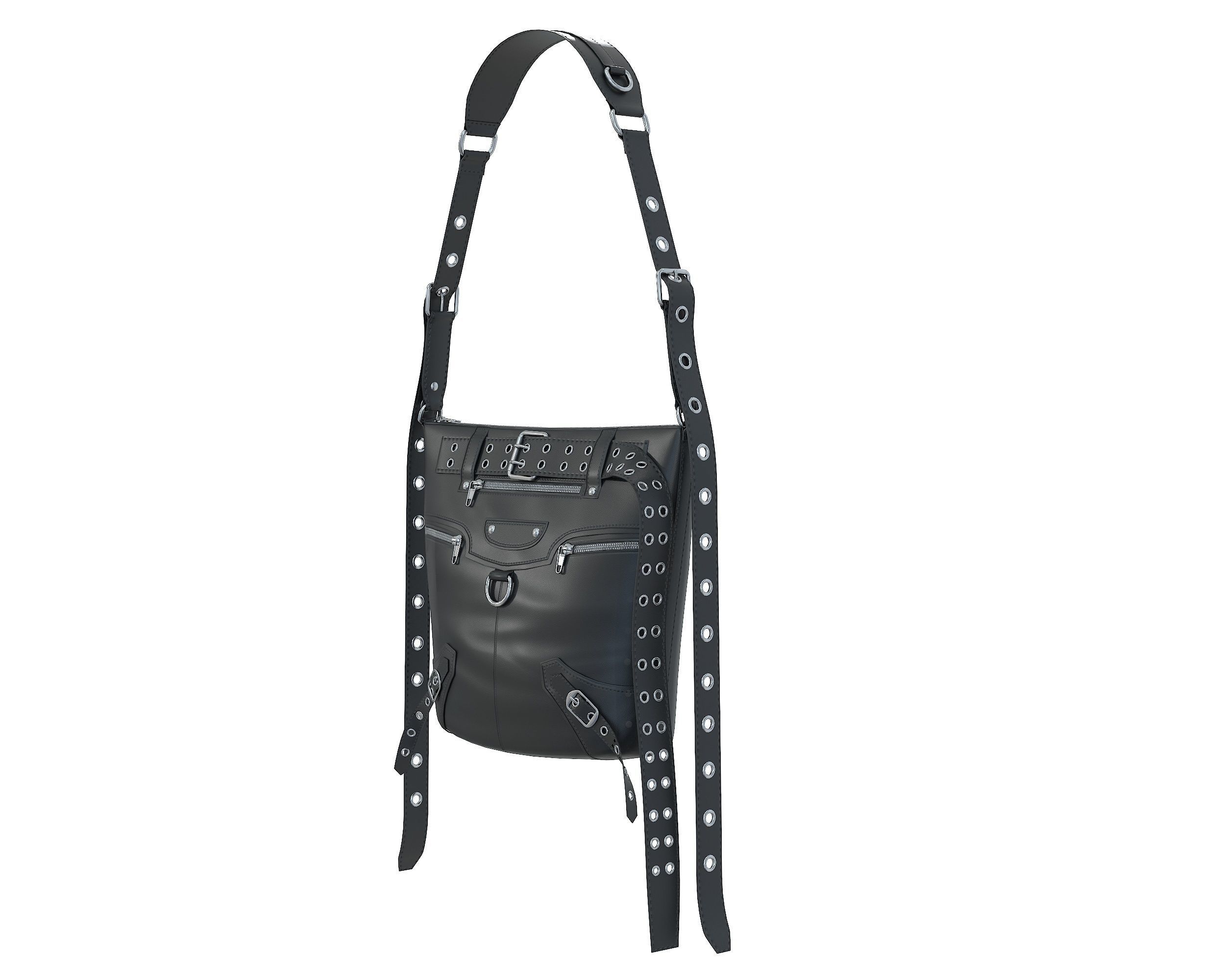 3D model Balenciaga Emo Bucket Bag VR / AR / low-poly | CGTrader