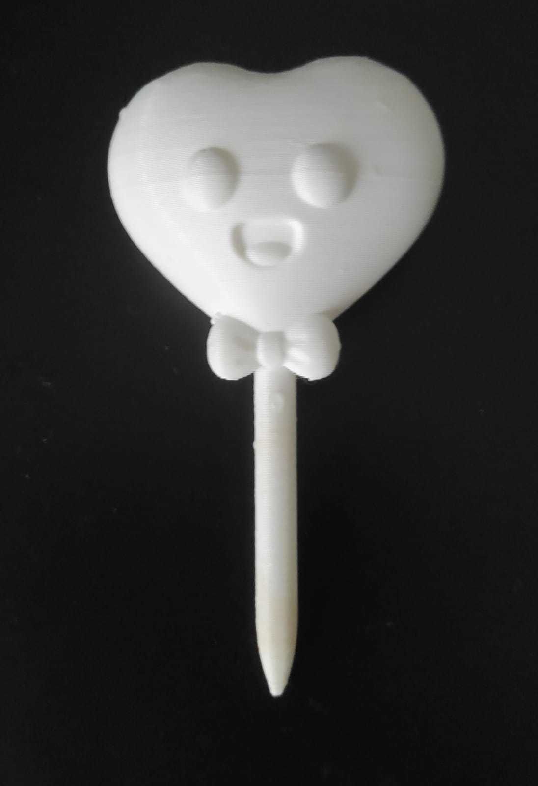 Heart Topper 3D model 3D printable | CGTrader