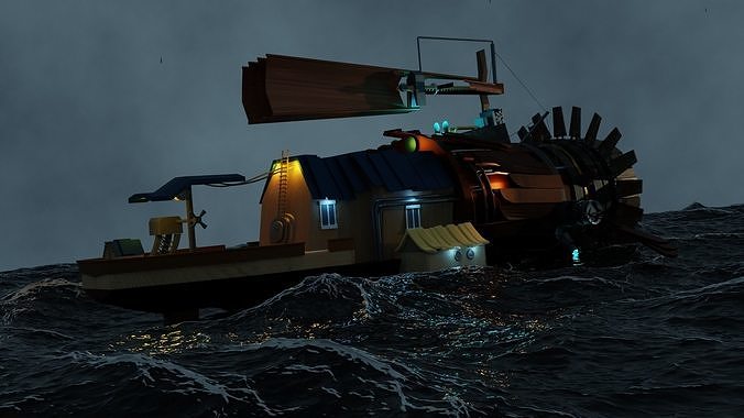 FAR changing tides 3D model animated | CGTrader