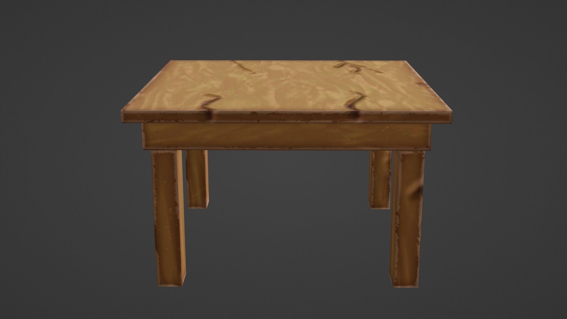 Low Poly Stylized Table free VR / AR / low-poly 3D model | CGTrader