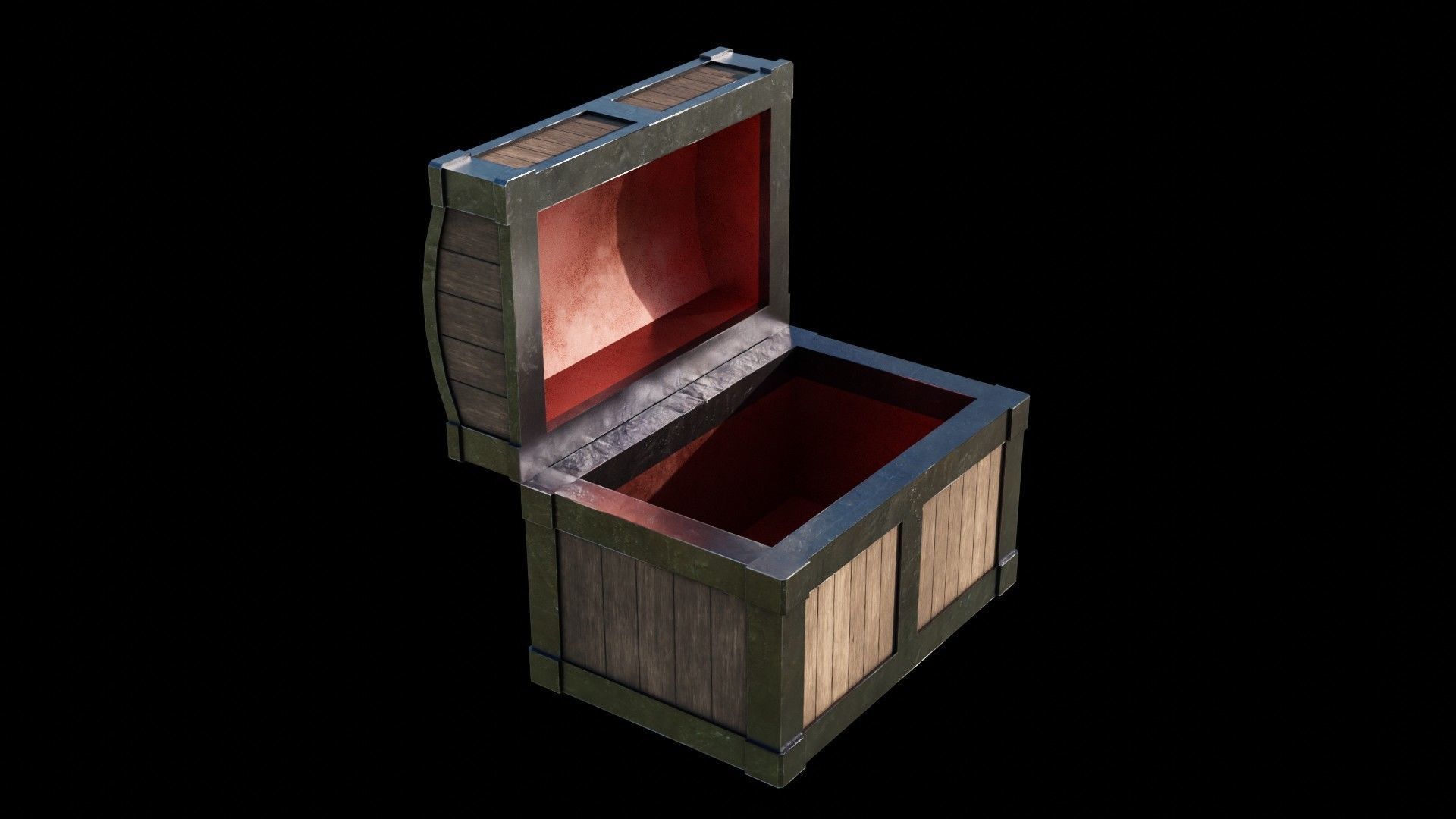 A low-poly chest free VR / AR / low-poly 3D model | CGTrader