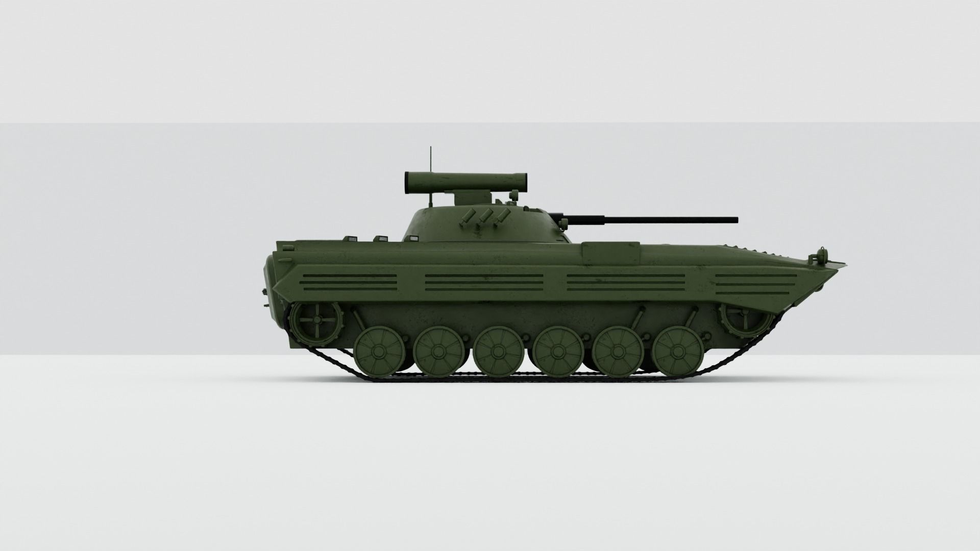 BMP-2 armoured tank free 3D model | CGTrader