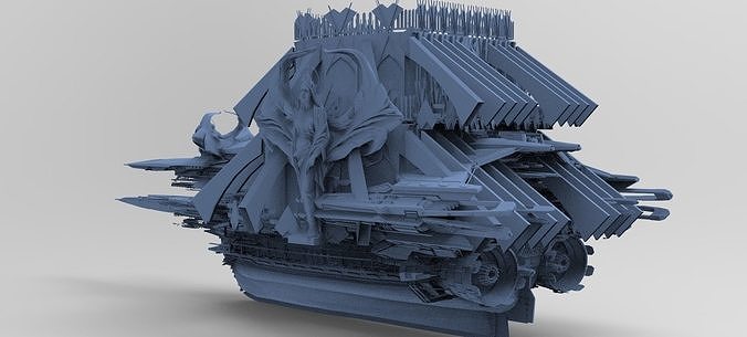 King Arthur Cathedral Ship fantasy 3D model | CGTrader