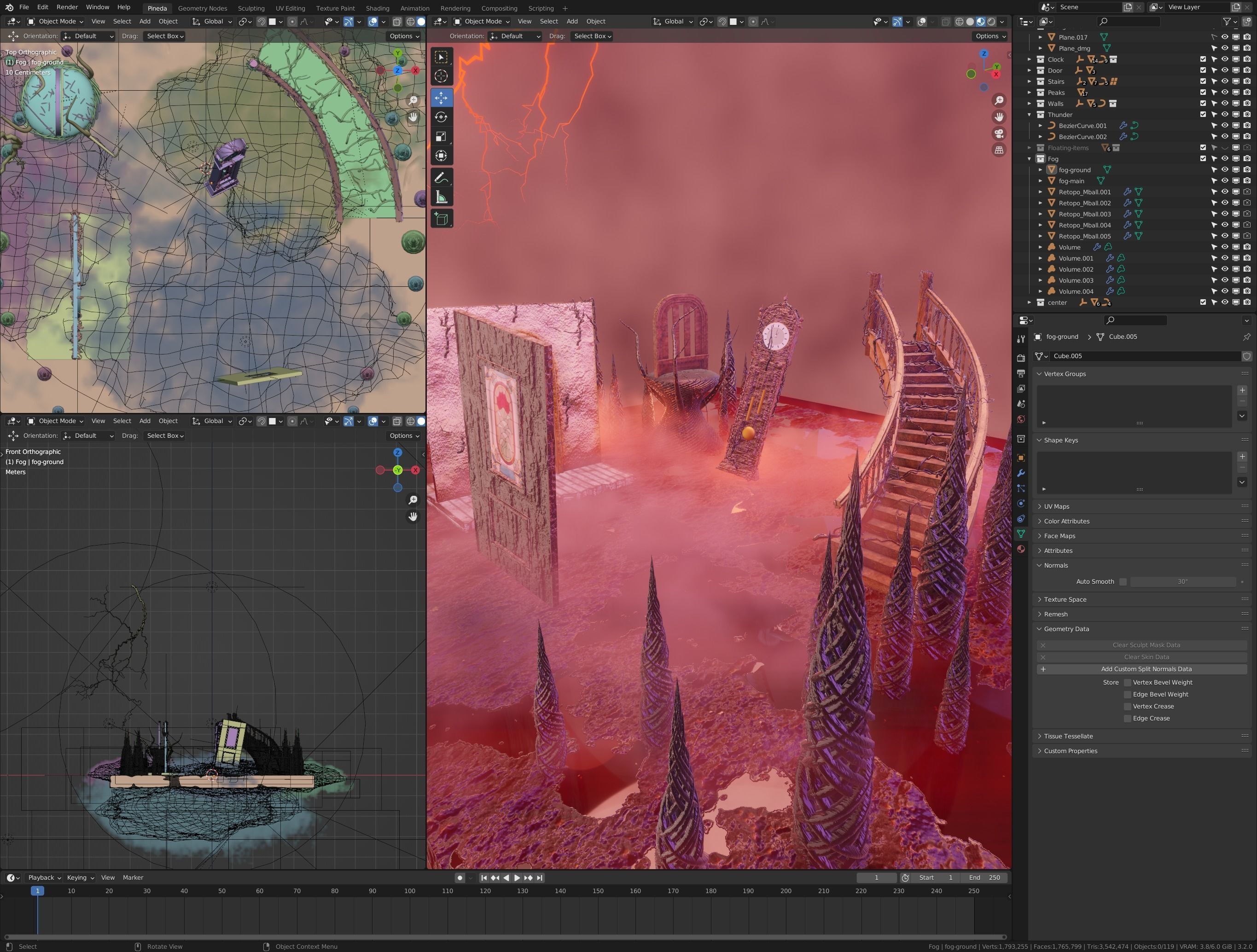 Vecnas Mind Lair - Stranger Things 4 3D model | CGTrader