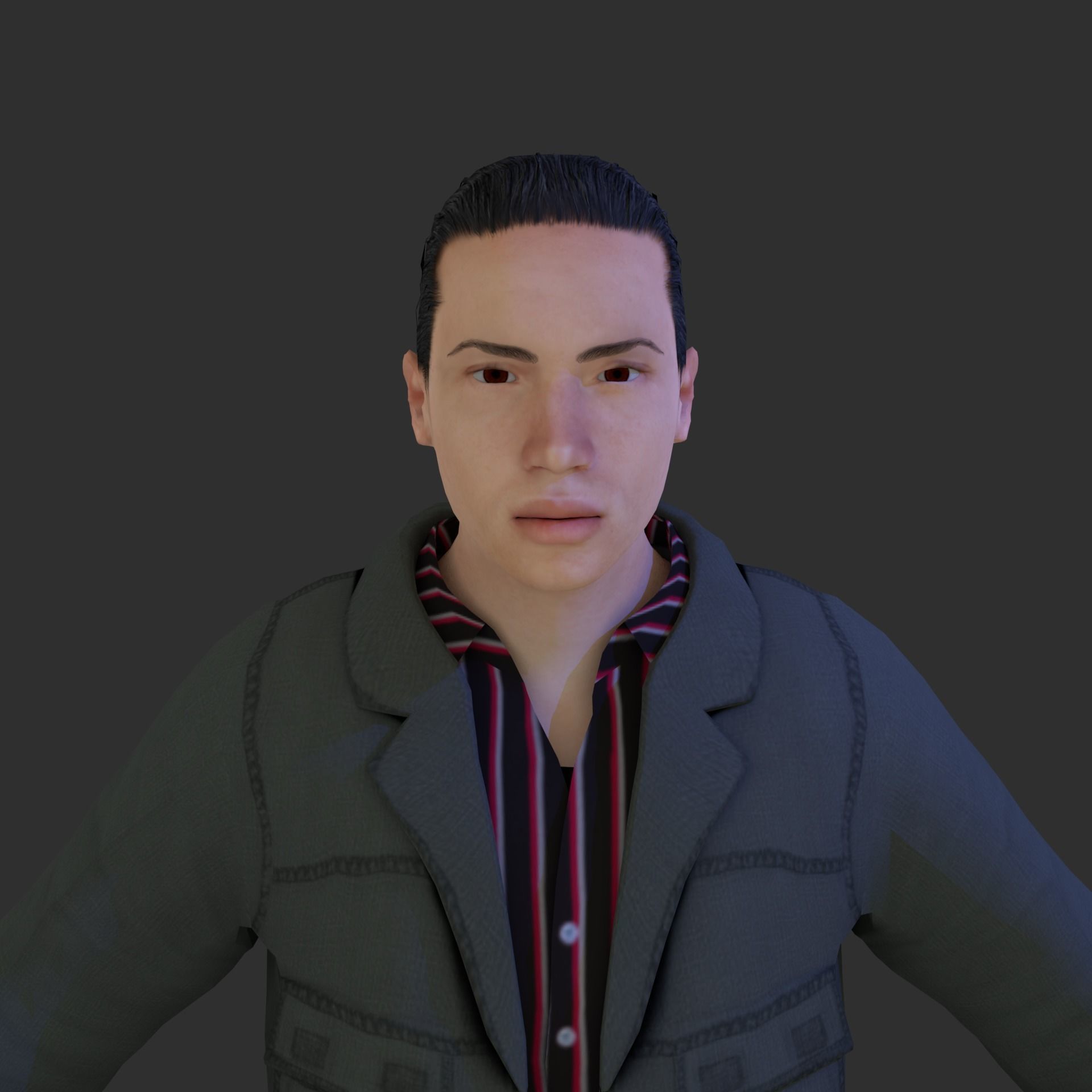 Rigged Human 3d model free VR / AR / low-poly 3D model rigged | CGTrader