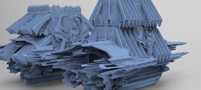 King Arthur Cathedral Ship 2 designs 3D model | CGTrader