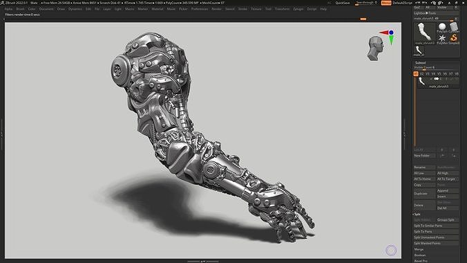 robot hand a03 3d print model 3D model 3D printable | CGTrader