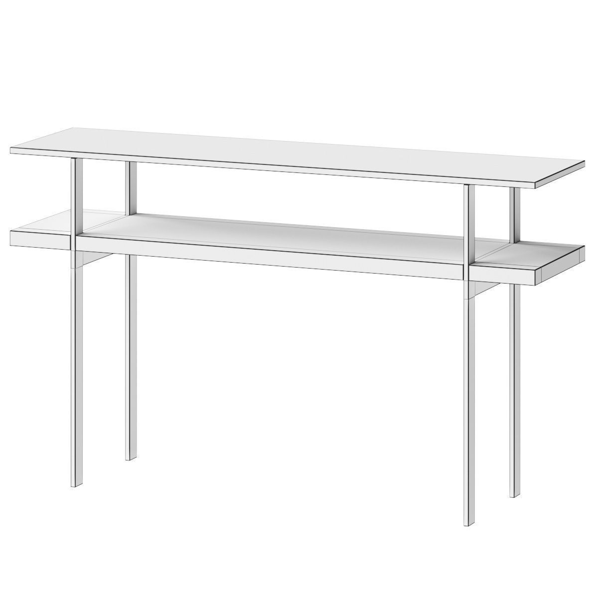 BDI Terrace Console Table 3D model | CGTrader