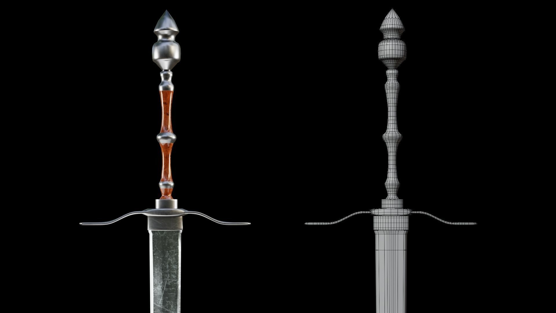 3D model PBR Swords Pack VR / AR / low-poly | CGTrader