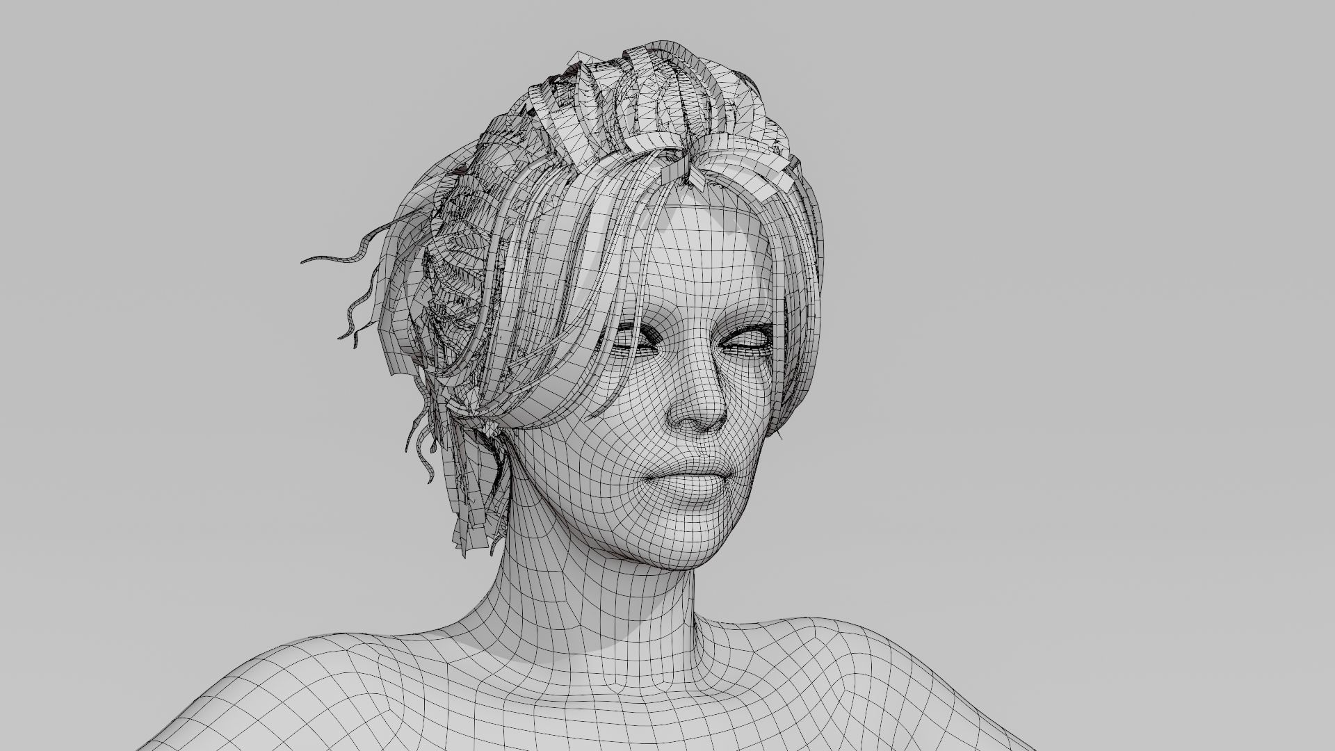 Realistic Female Character - Nicky 3D model rigged | CGTrader