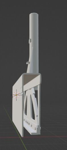 Truck gun mount 3D model 3D printable | CGTrader