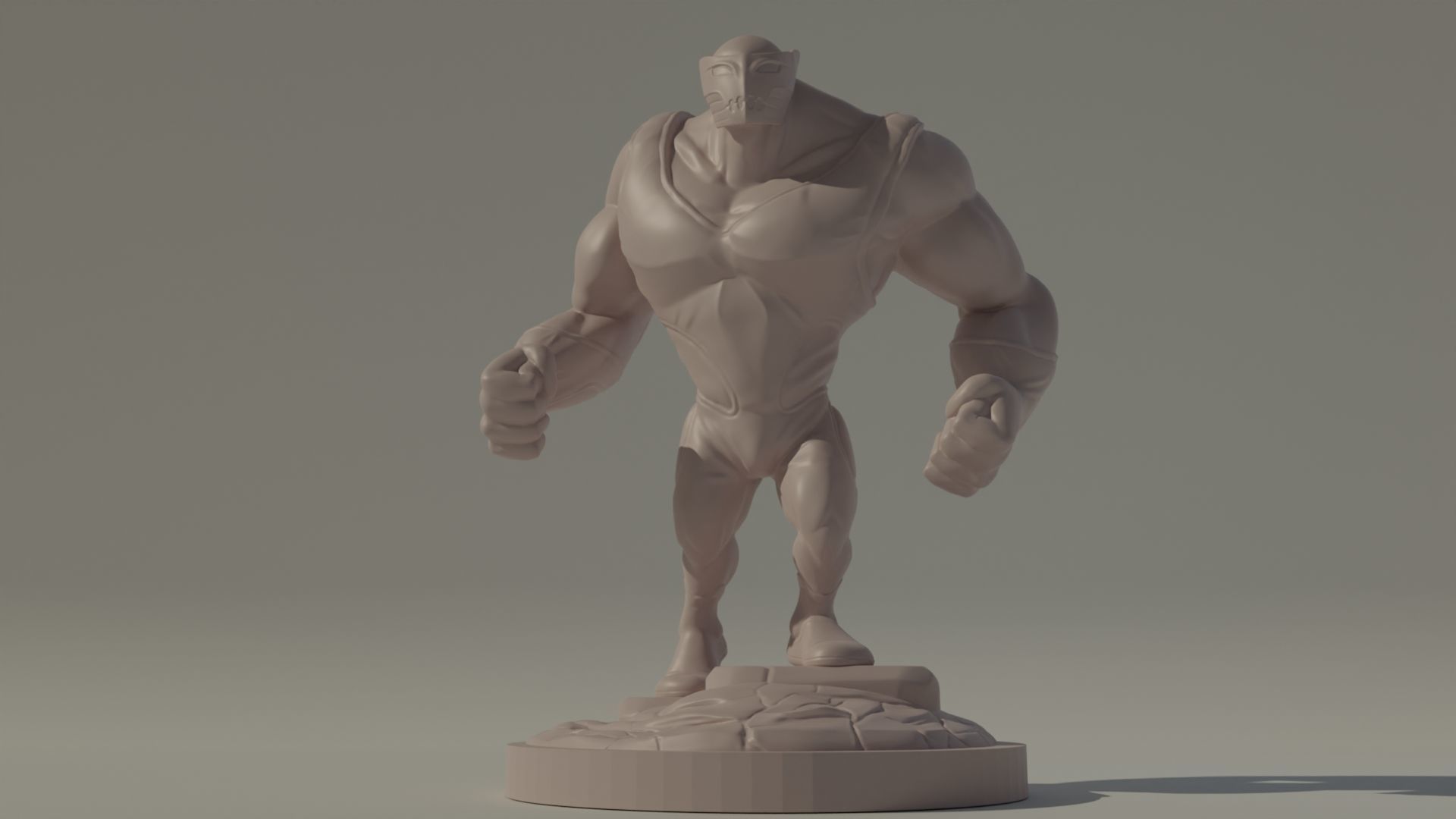 Wrestling Beast 3D print model free 3D model 3D printable | CGTrader