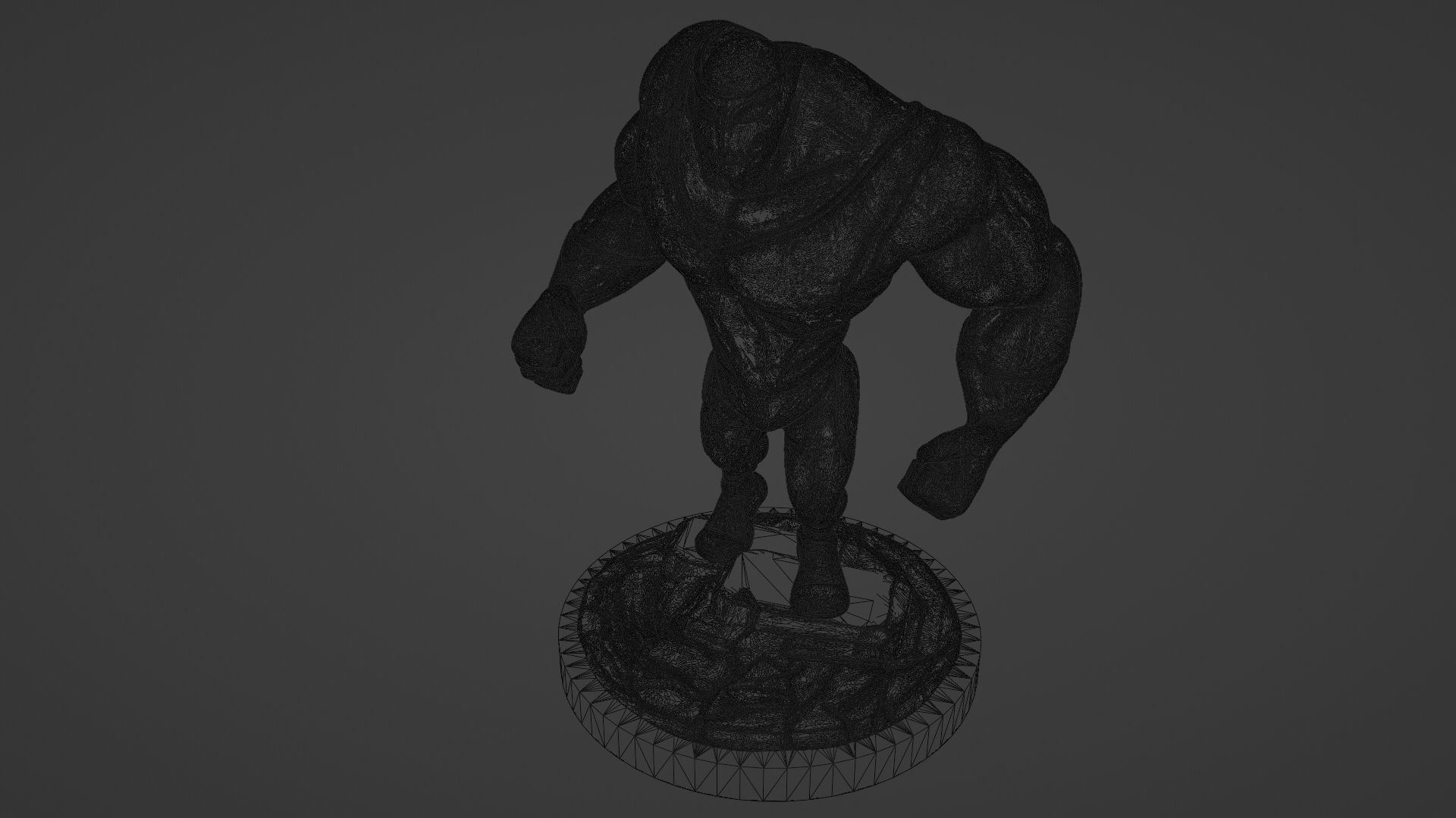 Wrestling Beast 3D print model free 3D model 3D printable | CGTrader