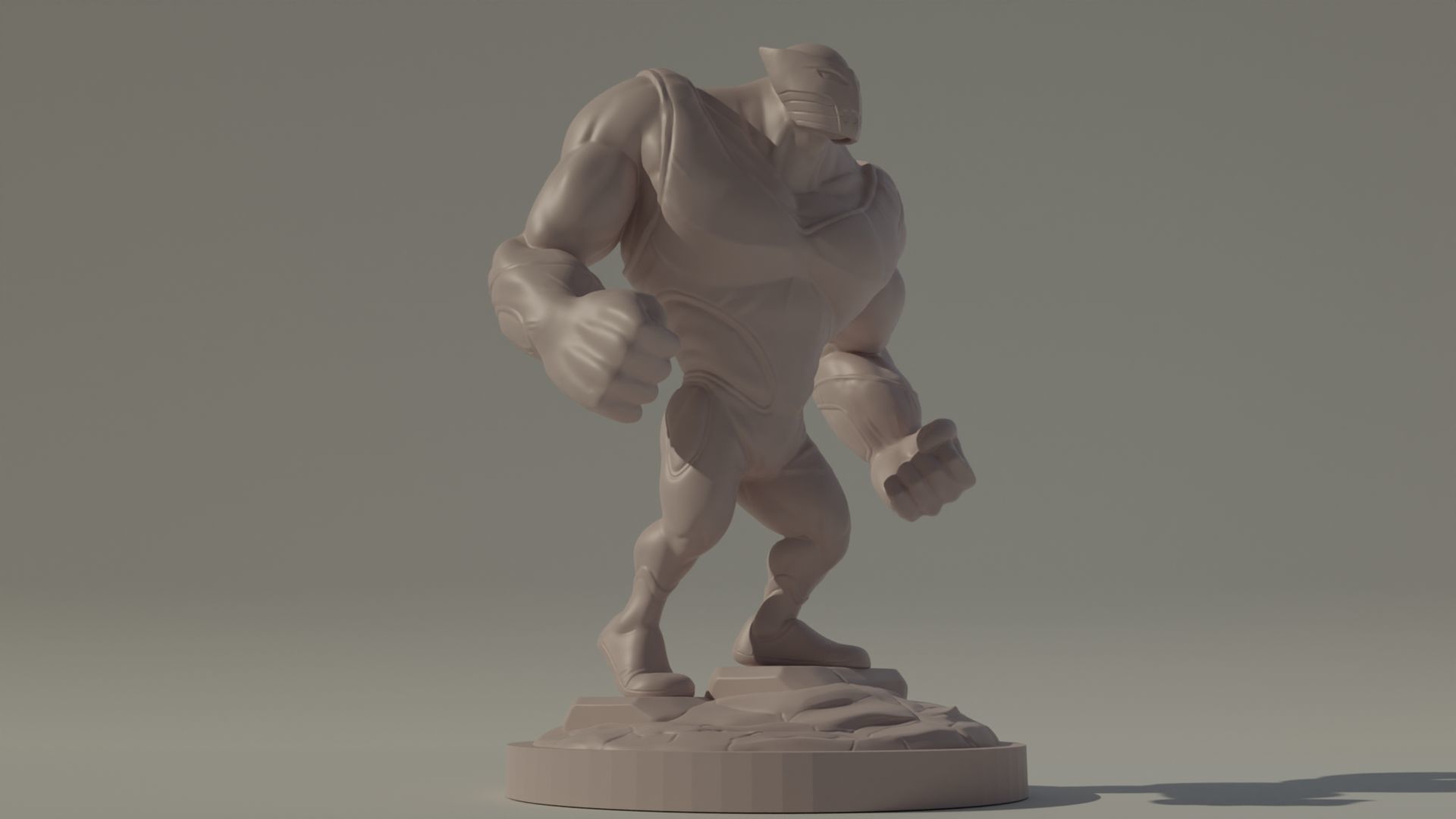 Wrestling Beast 3D print model free 3D model 3D printable | CGTrader