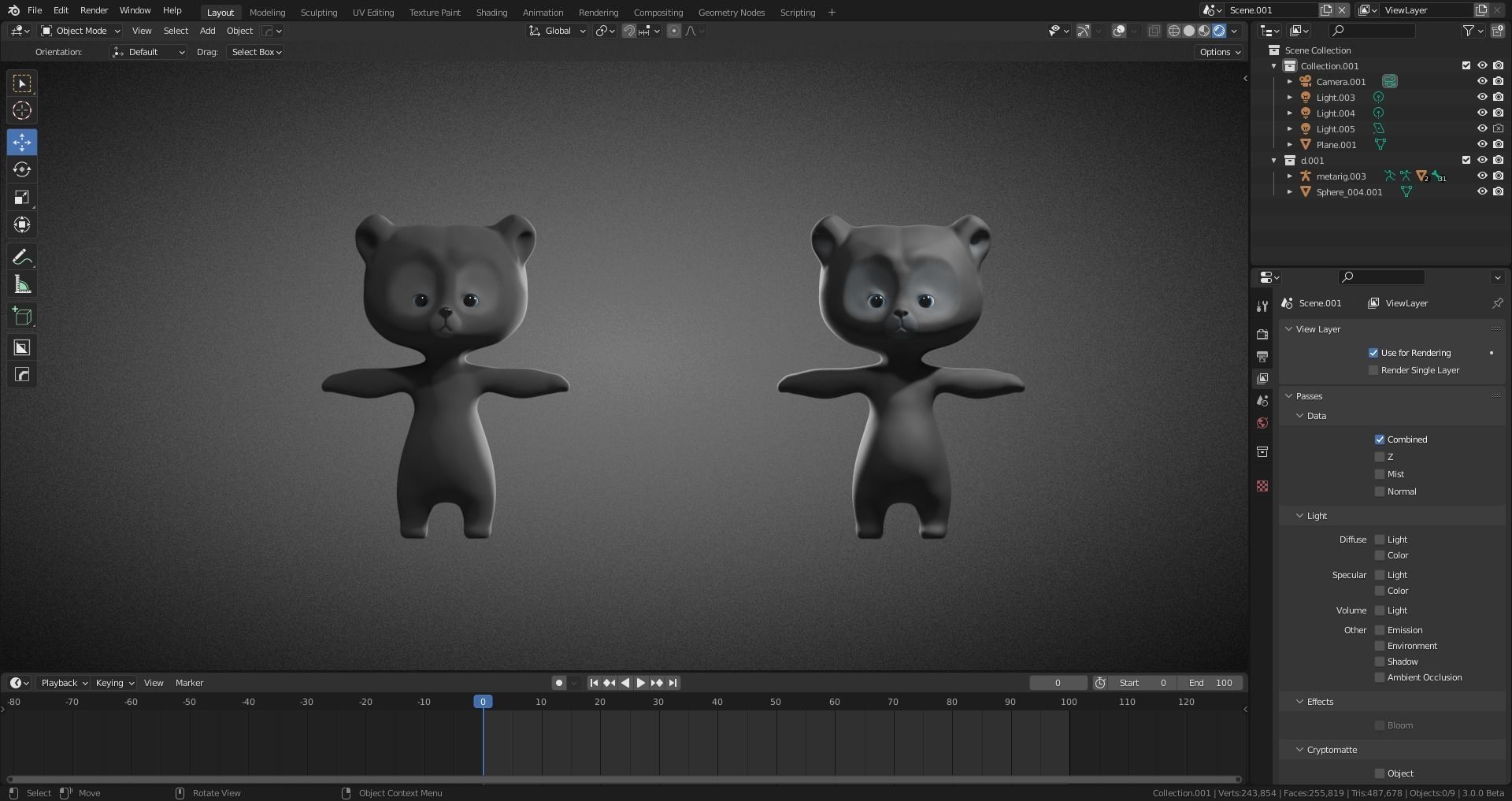 Bear in Brave Movie free VR / AR / low-poly 3D model animated rigged ...