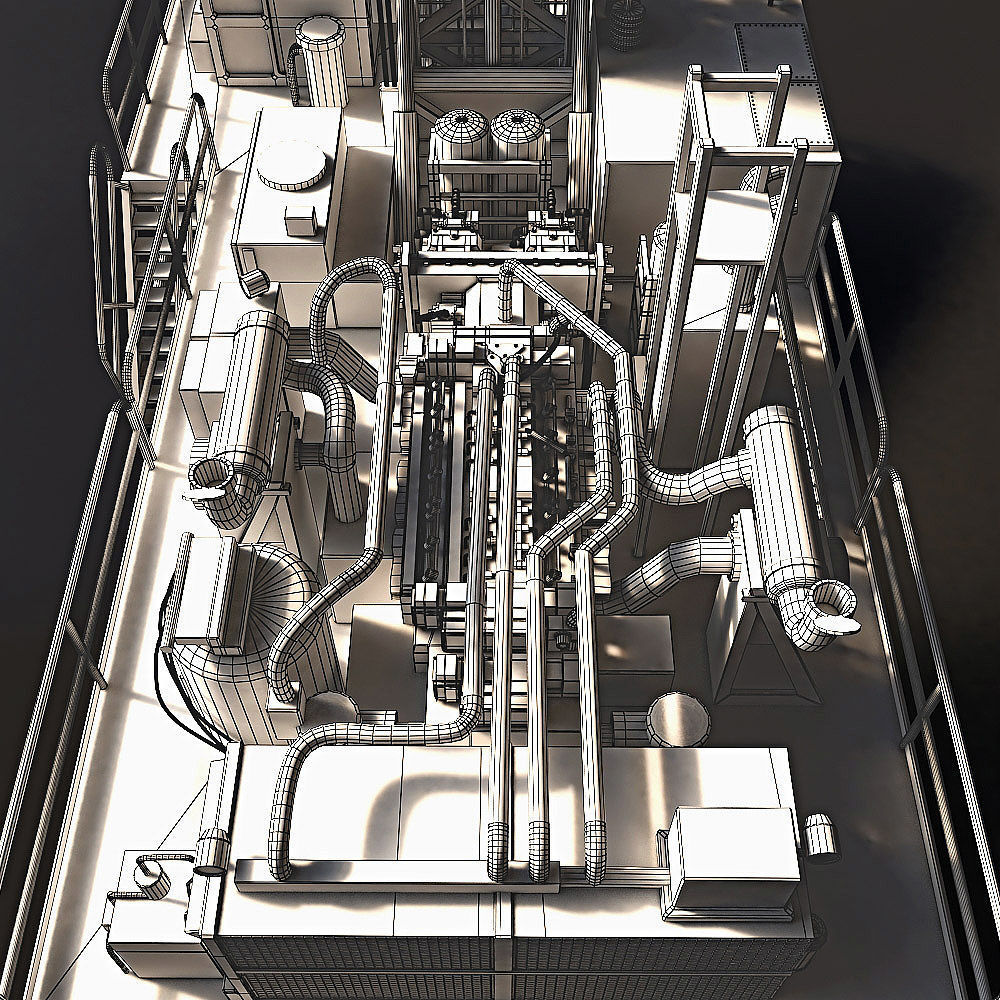 Rotary Drilling Rig 3D model | CGTrader
