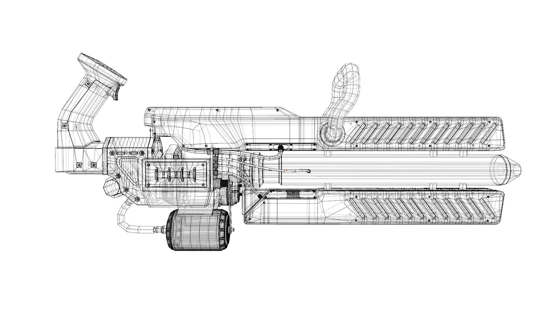 Terminator Genisys Plasma Minigun 3D model | CGTrader