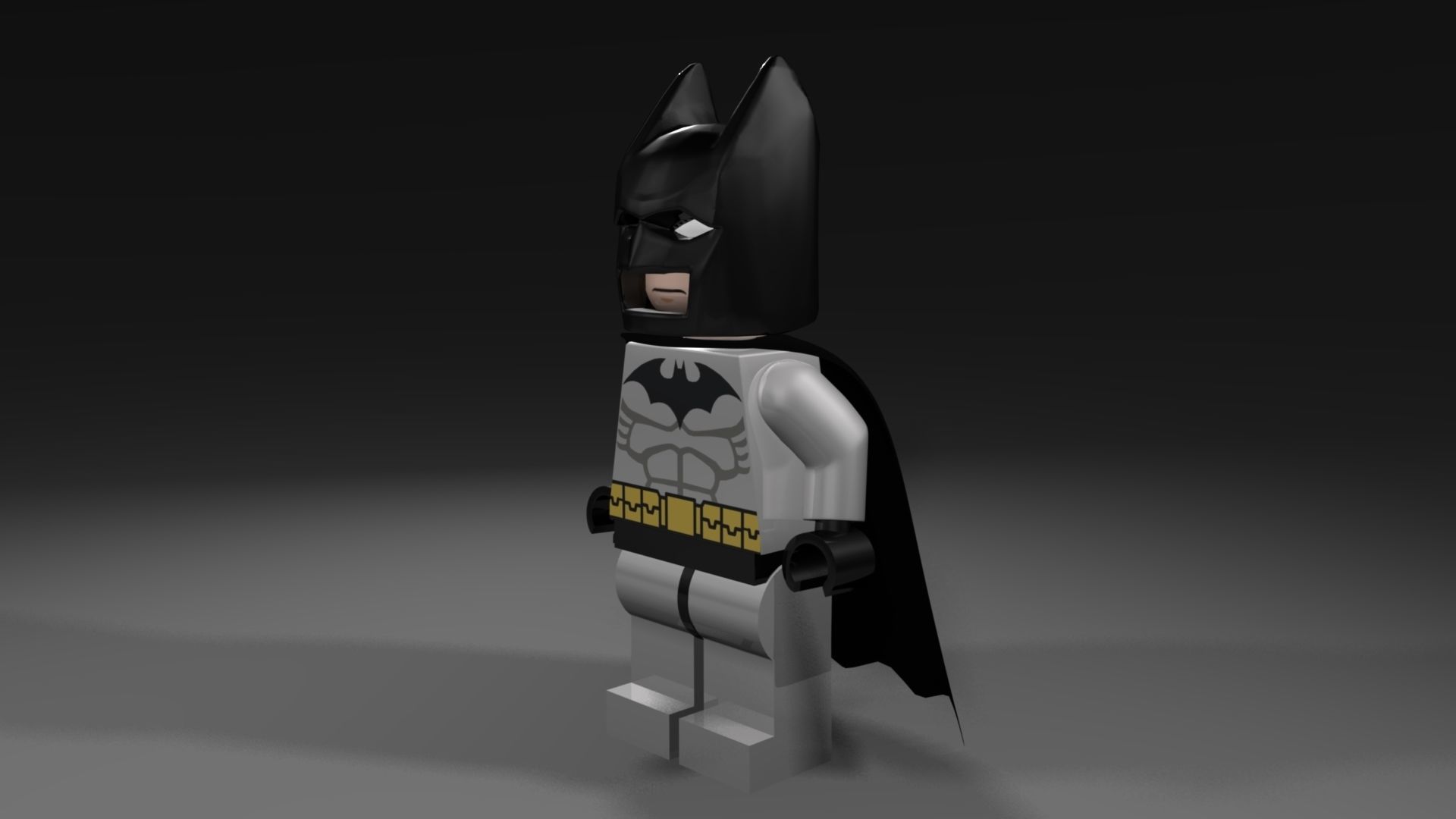 LEGO Batman Black and Grey suit 3D model rigged | CGTrader