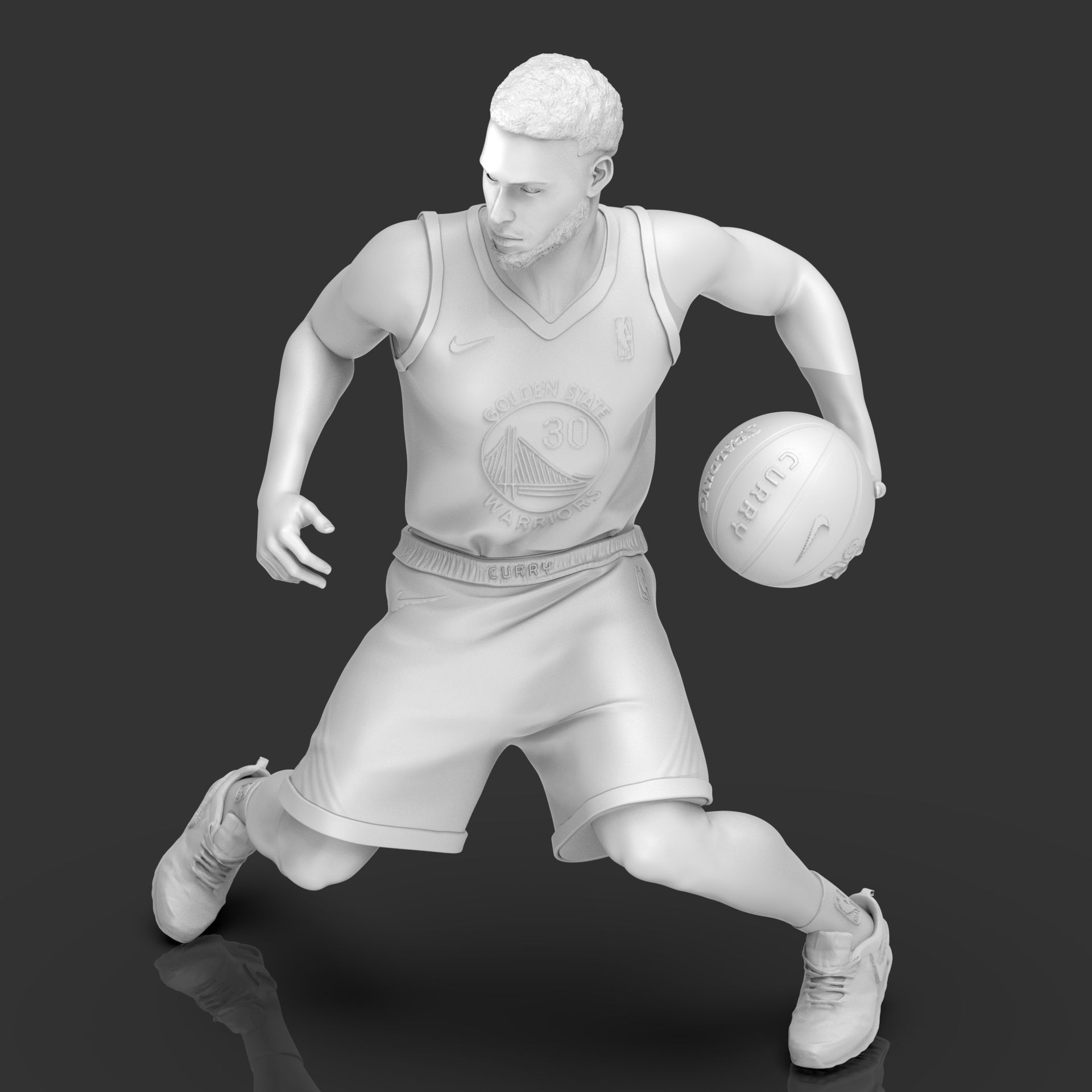 Steph Curry 3D Printable 3 3D model 3D printable | CGTrader