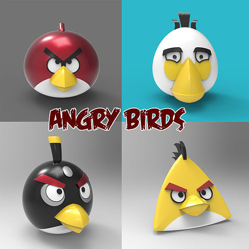 Angry Bird Collection | CGTrader