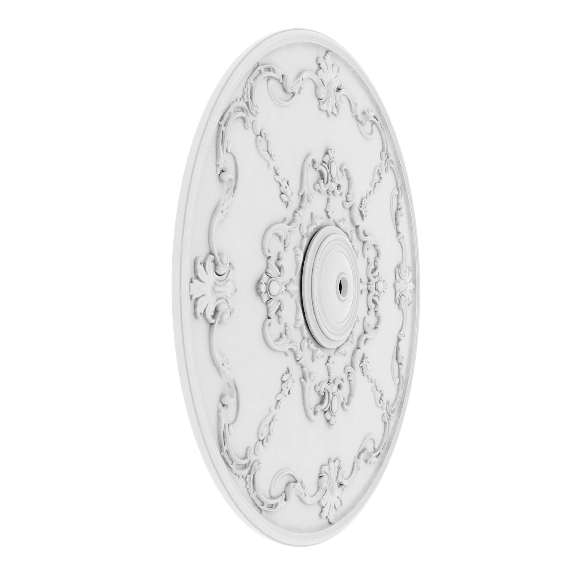3D model Decorative Ceiling Medallion 01 VR / AR / low-poly | CGTrader
