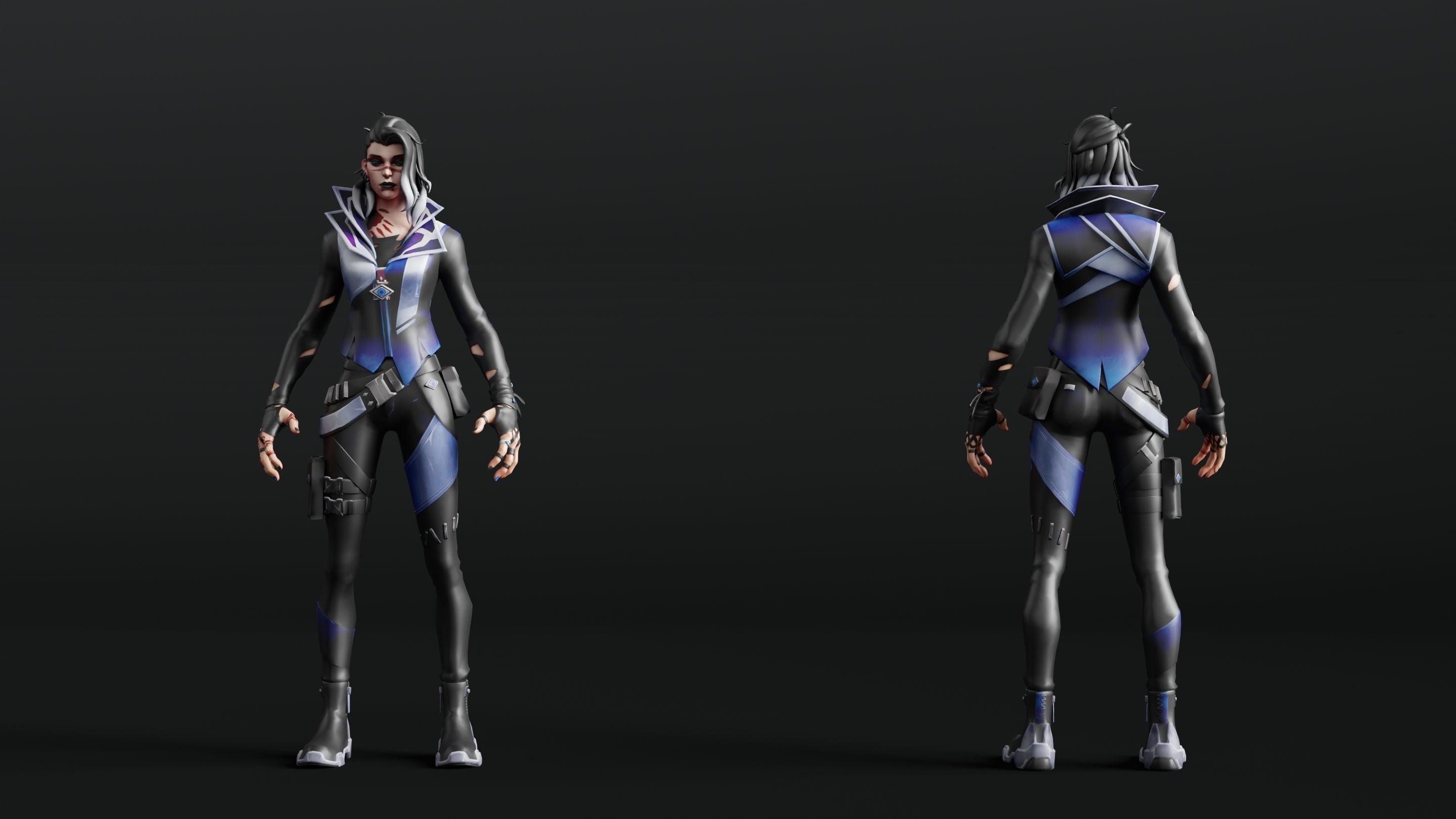 3D model Fade Valorant Agent RIGGED VR / AR / low-poly | CGTrader