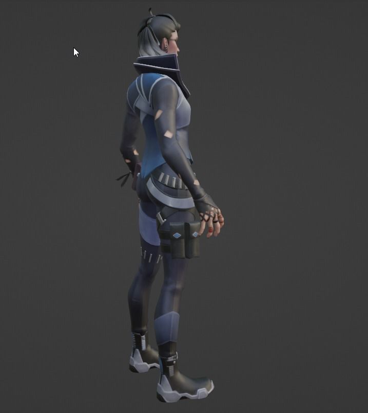 3D model Fade Valorant Agent RIGGED Low Poly VR / AR / low-poly | CGTrader