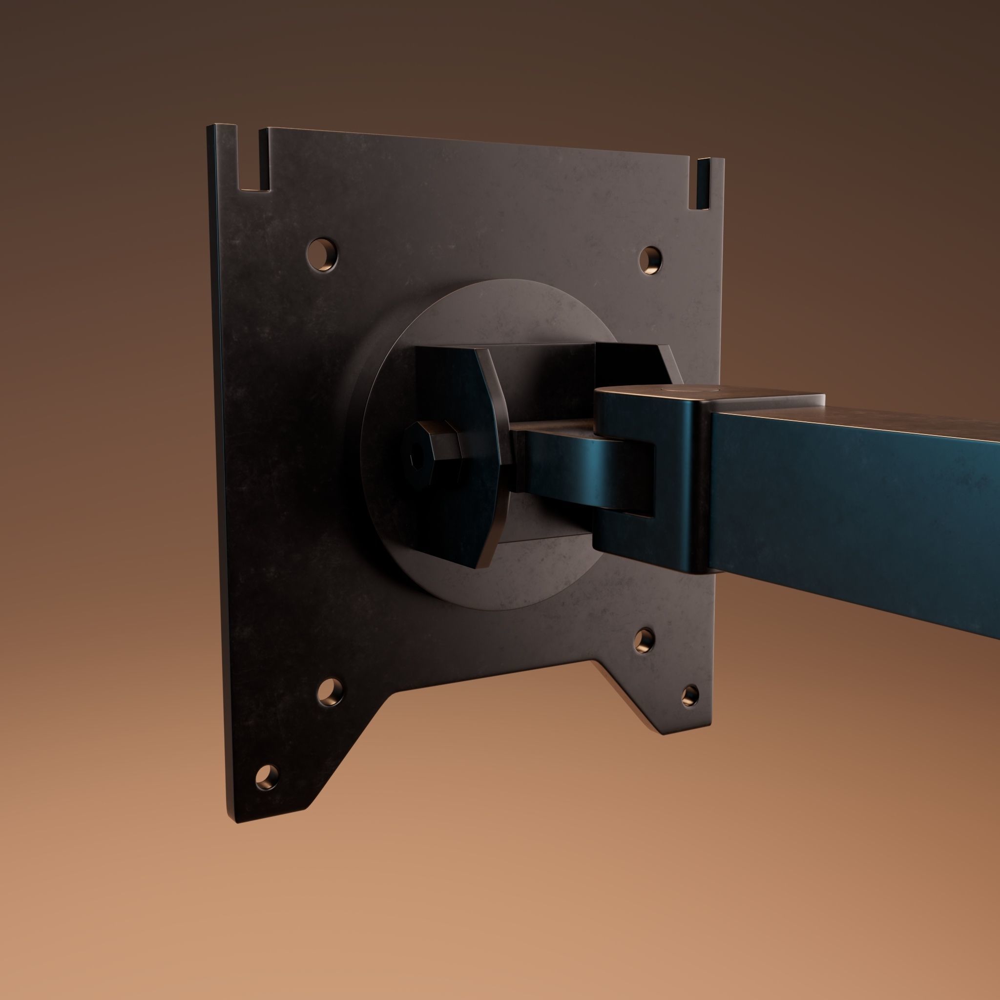 Bracket for Monitor 3D model | CGTrader