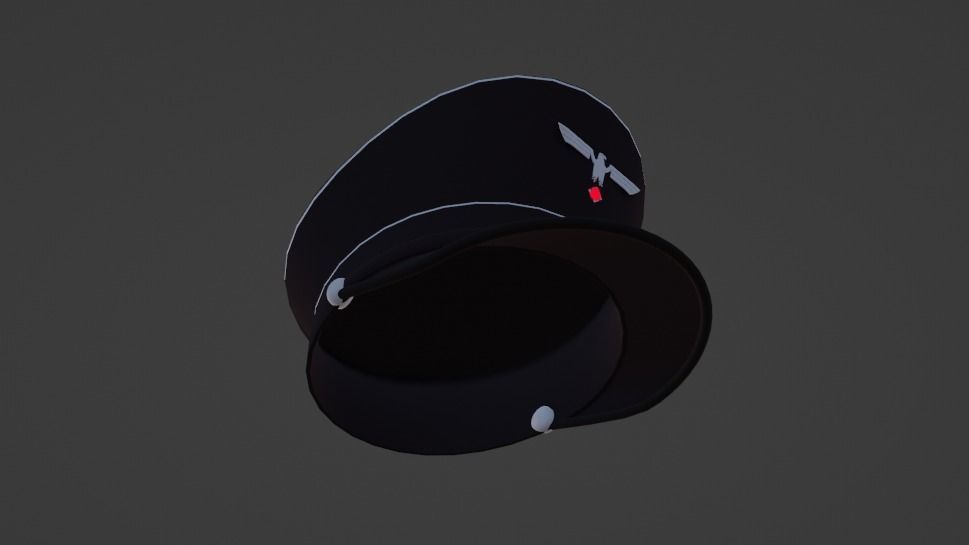 3D model NZI officer hat 3d VR / AR / low-poly | CGTrader
