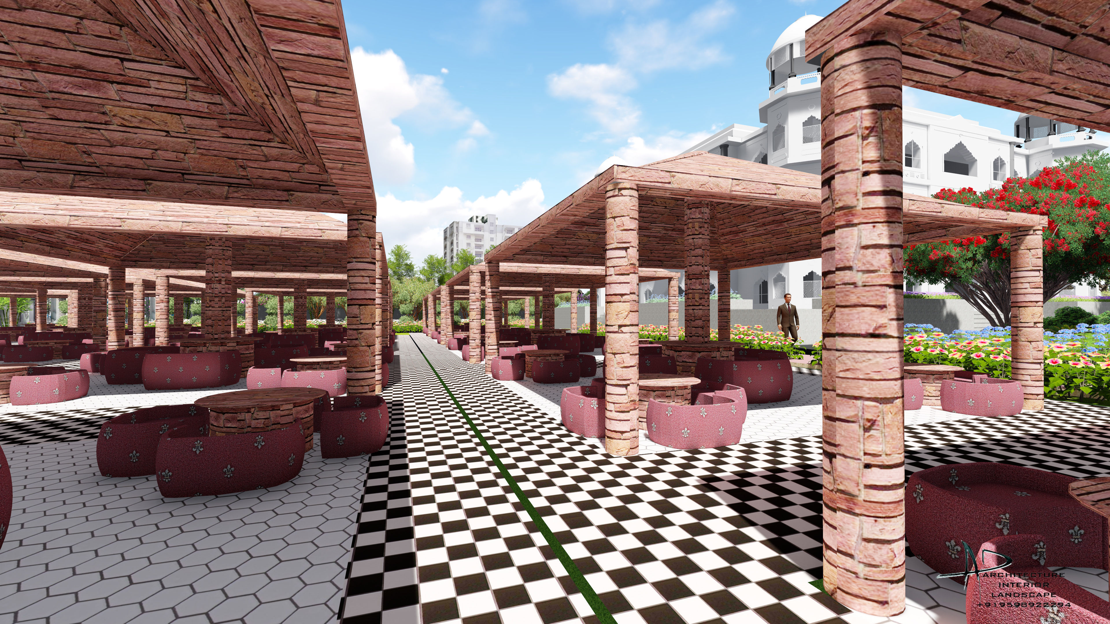 3D model Butler Palace Resort VR / AR / low-poly | CGTrader