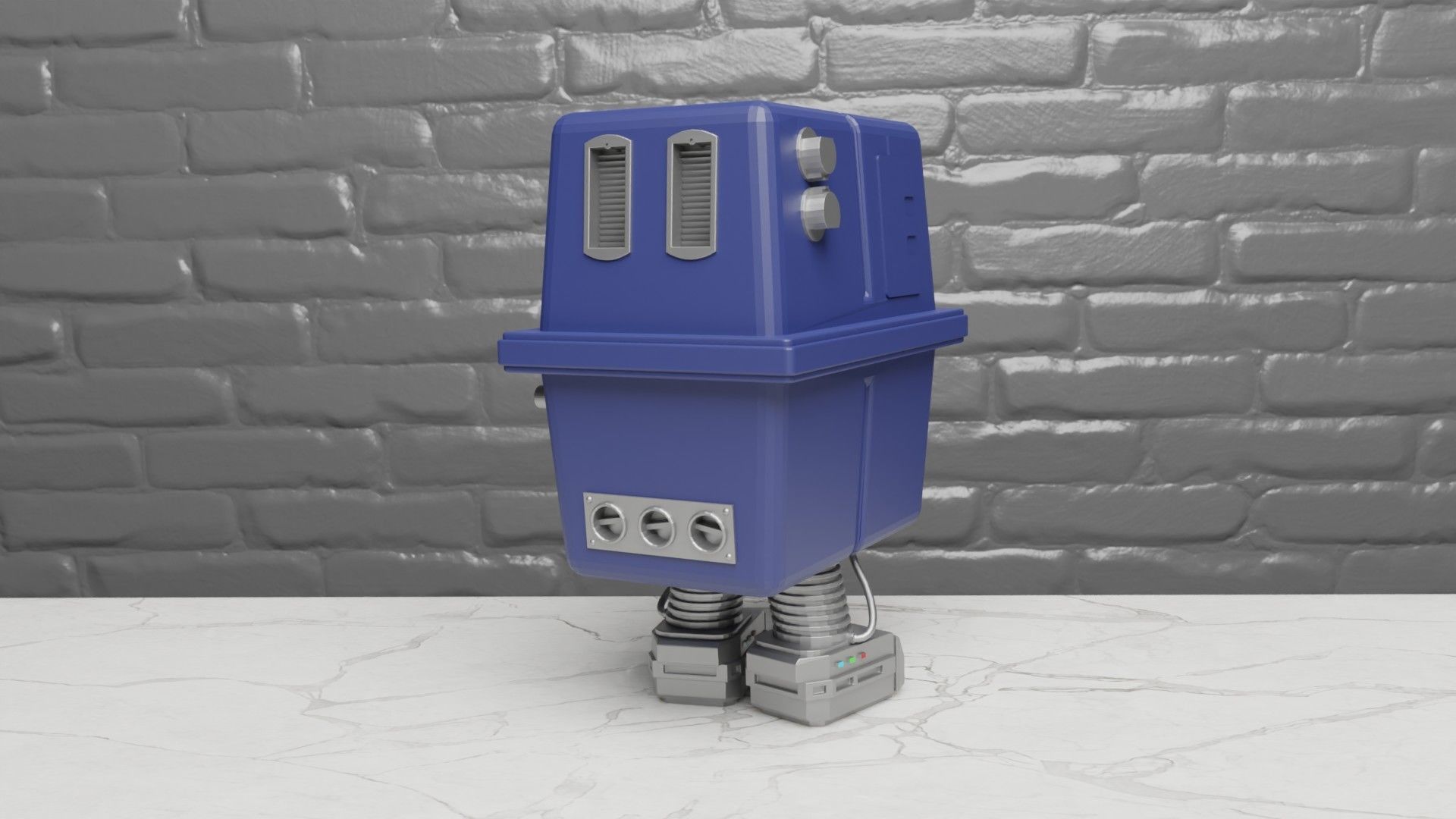 GNK Power Droid free 3D model 3D printable | CGTrader