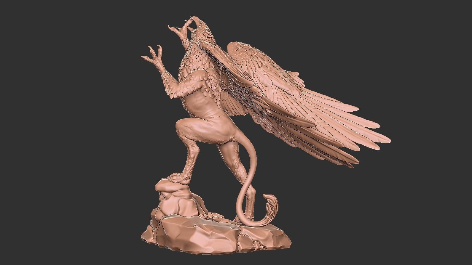 Griffin 3d print model 3D model 3D printable | CGTrader