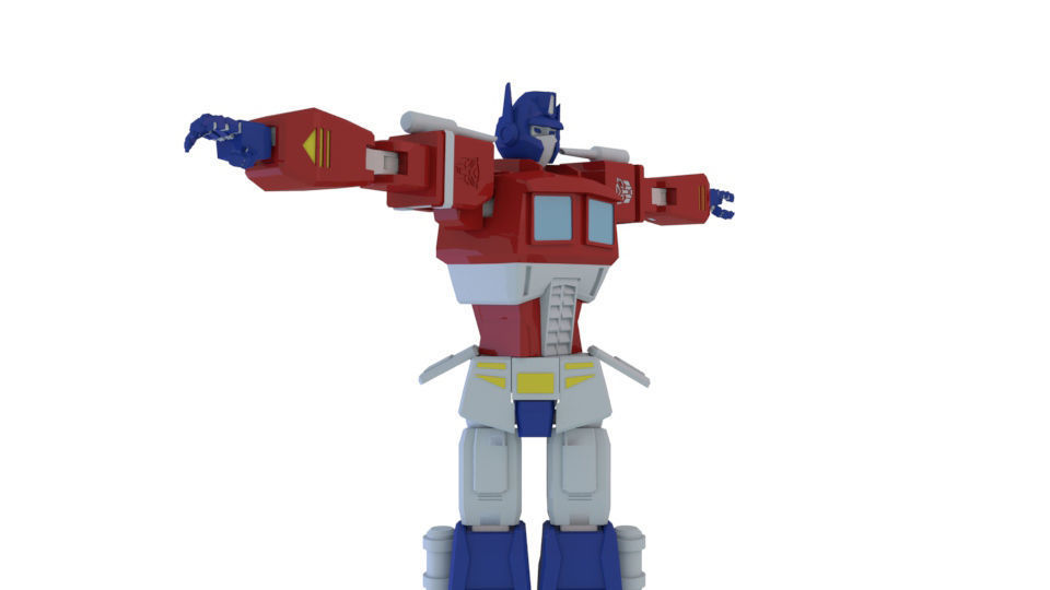 Optimus Prime G1 Action Figure free 3D model 3D printable | CGTrader
