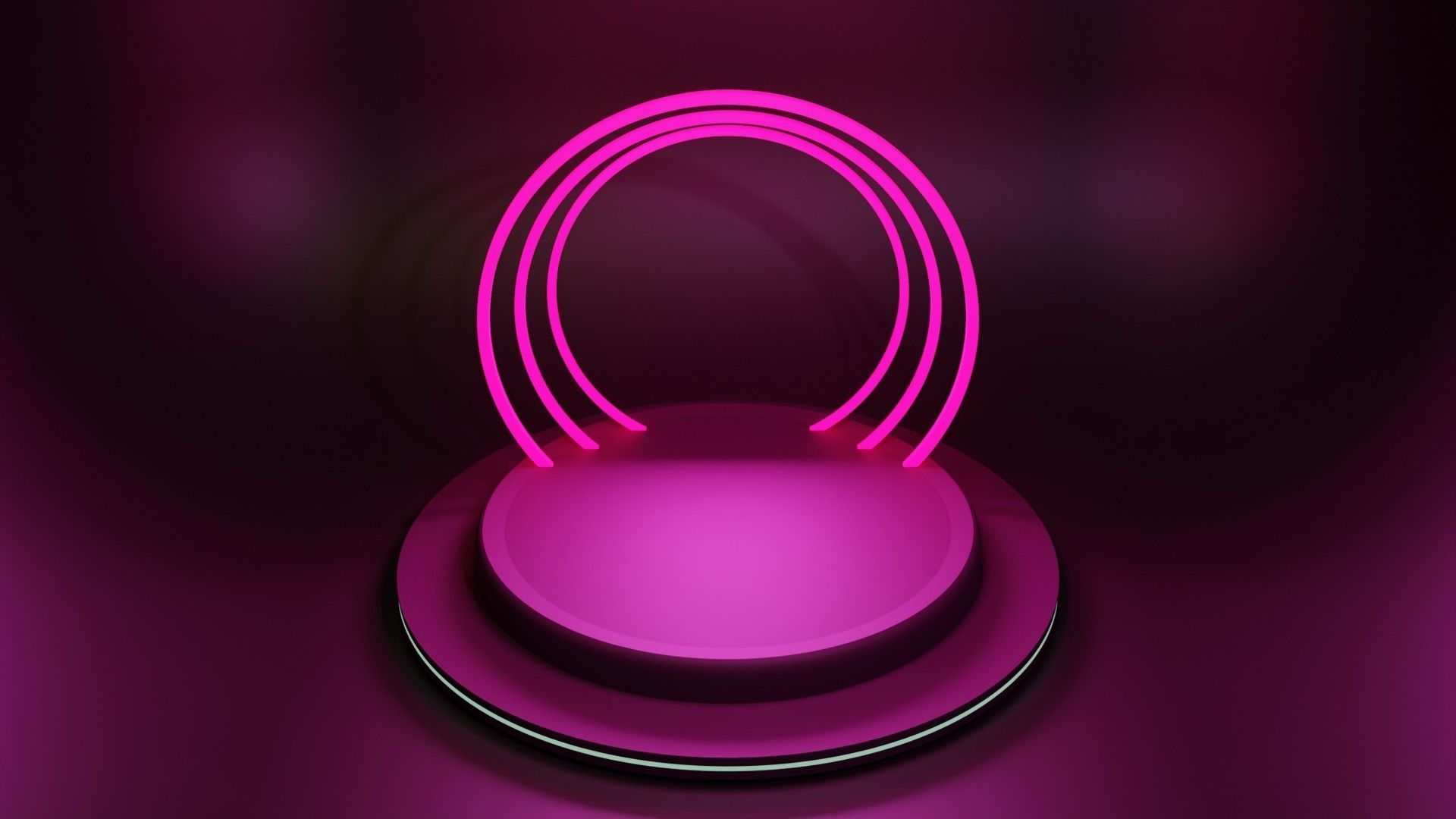 Stage for dance free 3D model | CGTrader