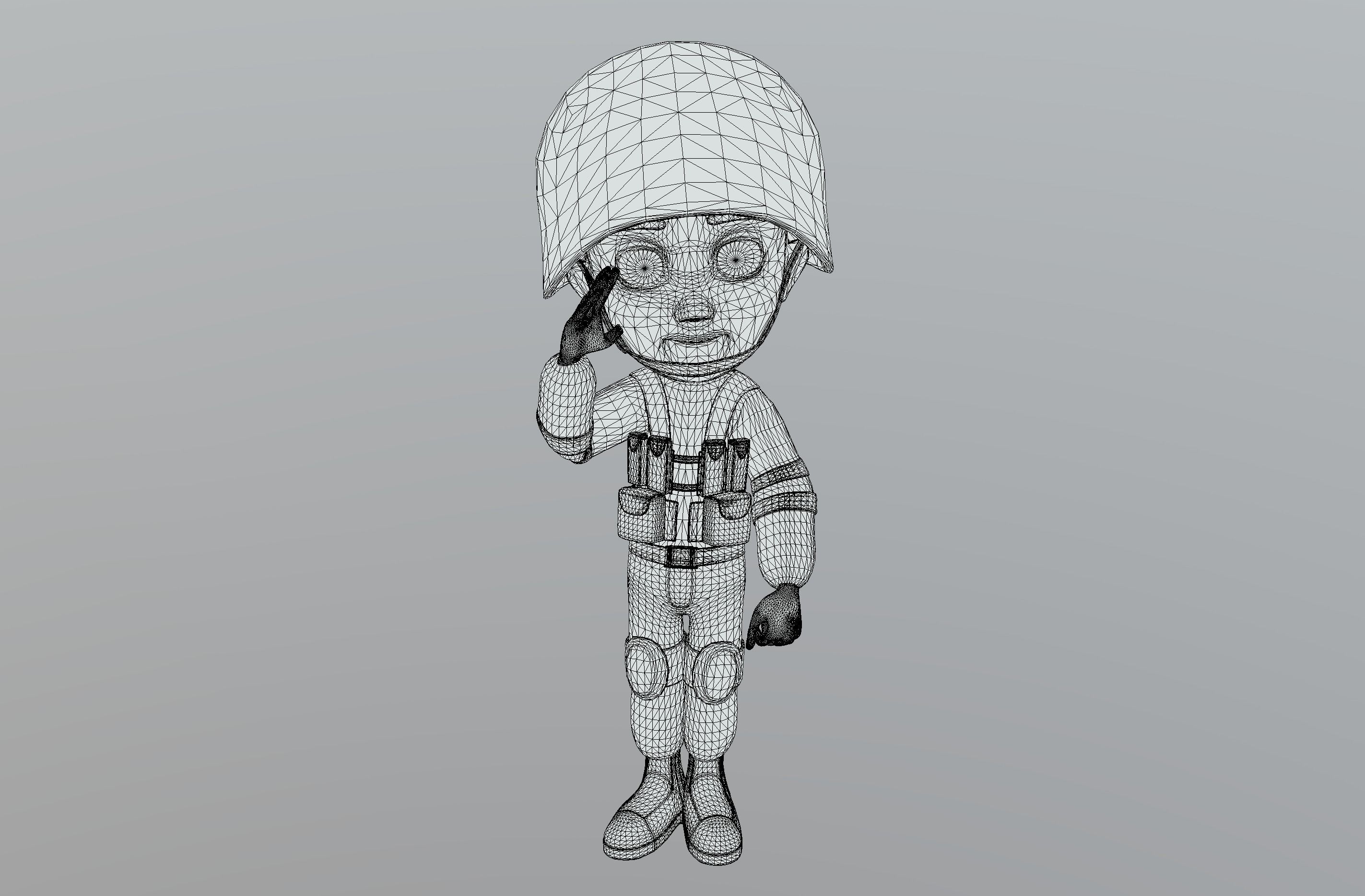 3D model Cartoon Profession Chararcters VR / AR / low-poly rigged ...