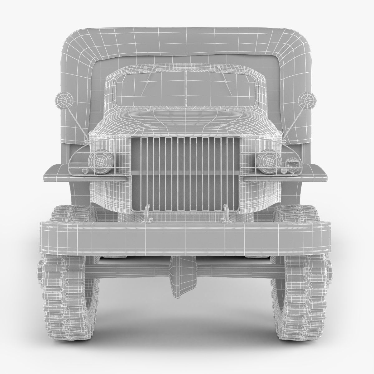 GMC CCKW Military Truck 3D model | CGTrader