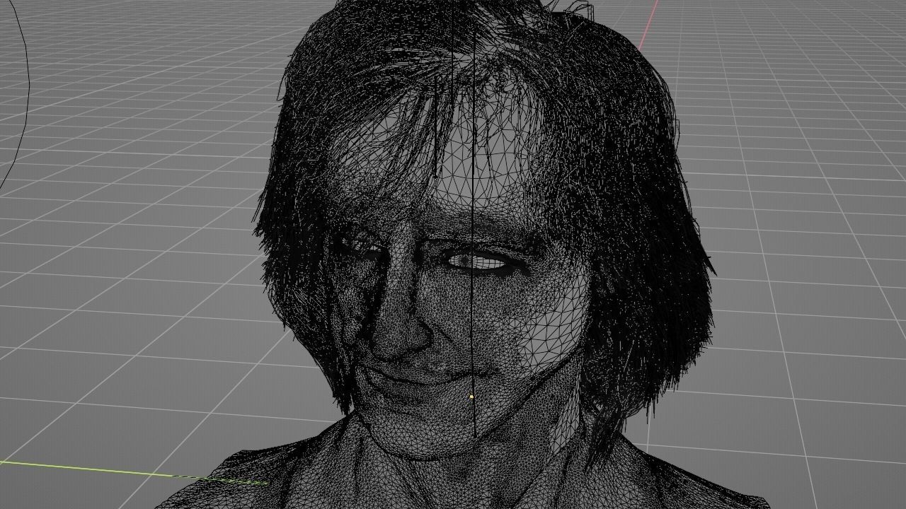 Joker Head rigged animated 3D model rigged | CGTrader