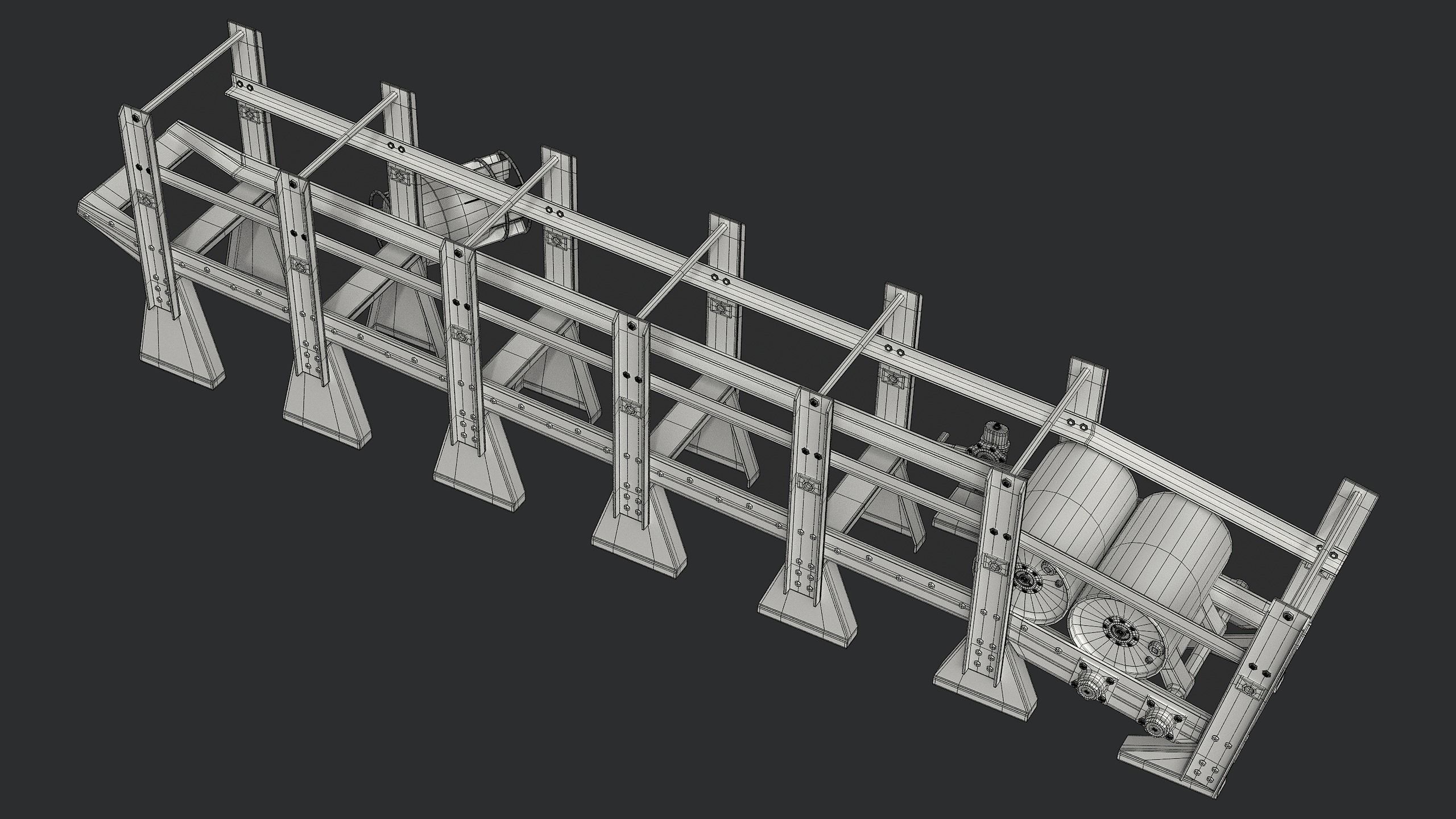 Depth Charge Release Tracks 3D model | CGTrader