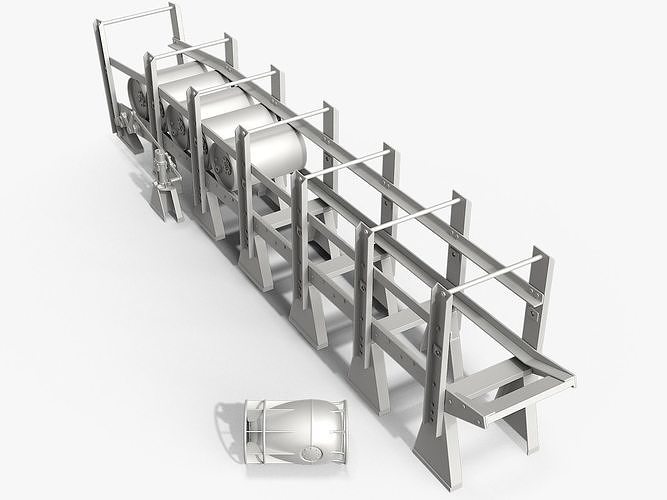 Depth Charge Release Tracks 3D model | CGTrader