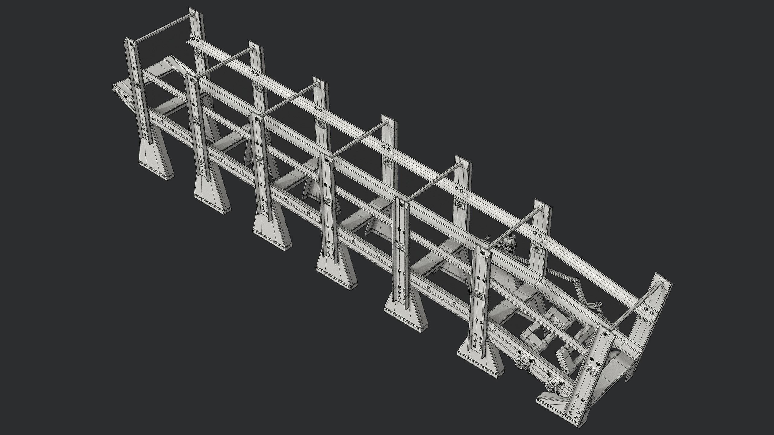 Depth Charge Release Tracks 3D model | CGTrader