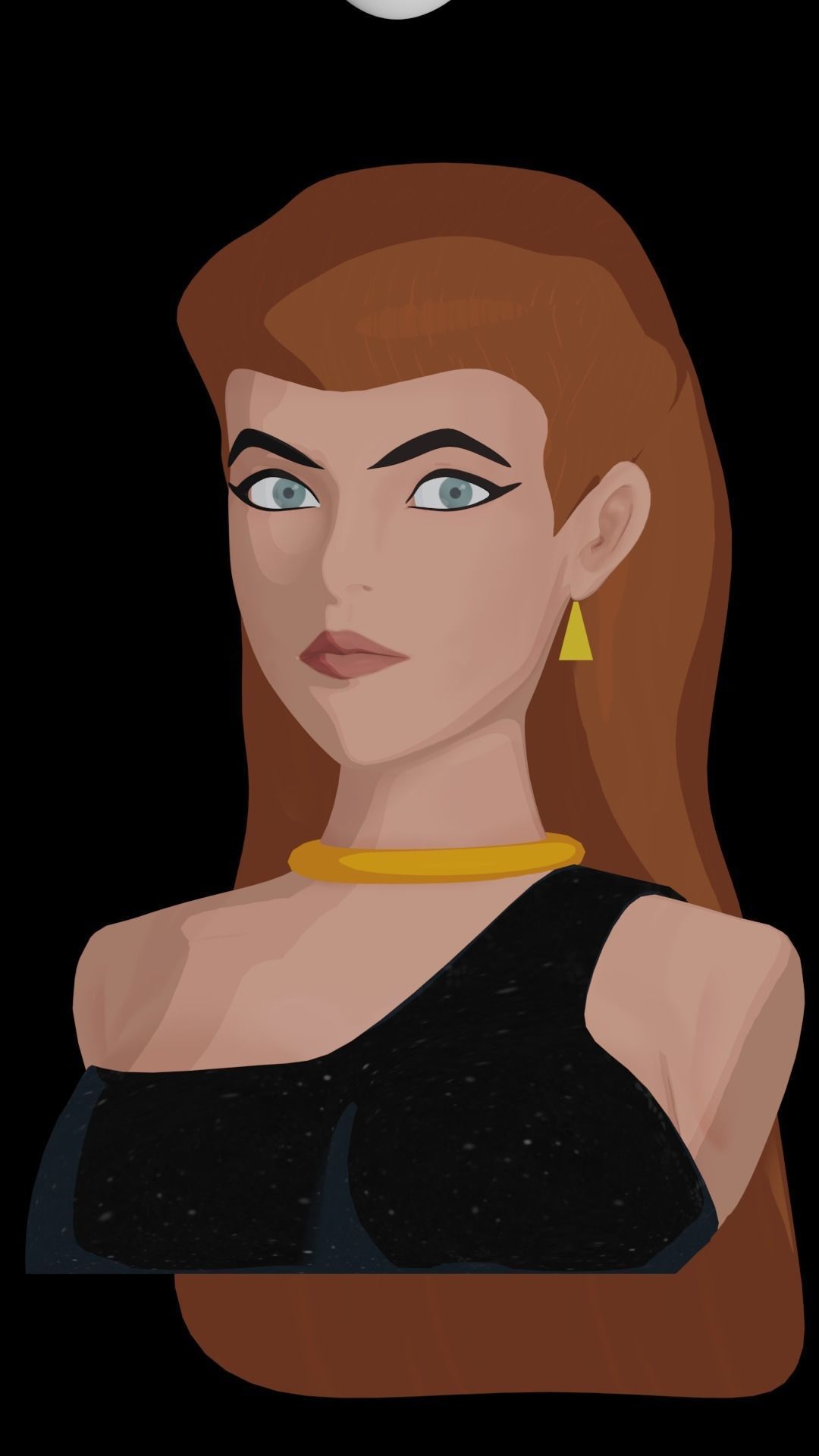 Mercy Graves Bust hero Character 3D model | CGTrader