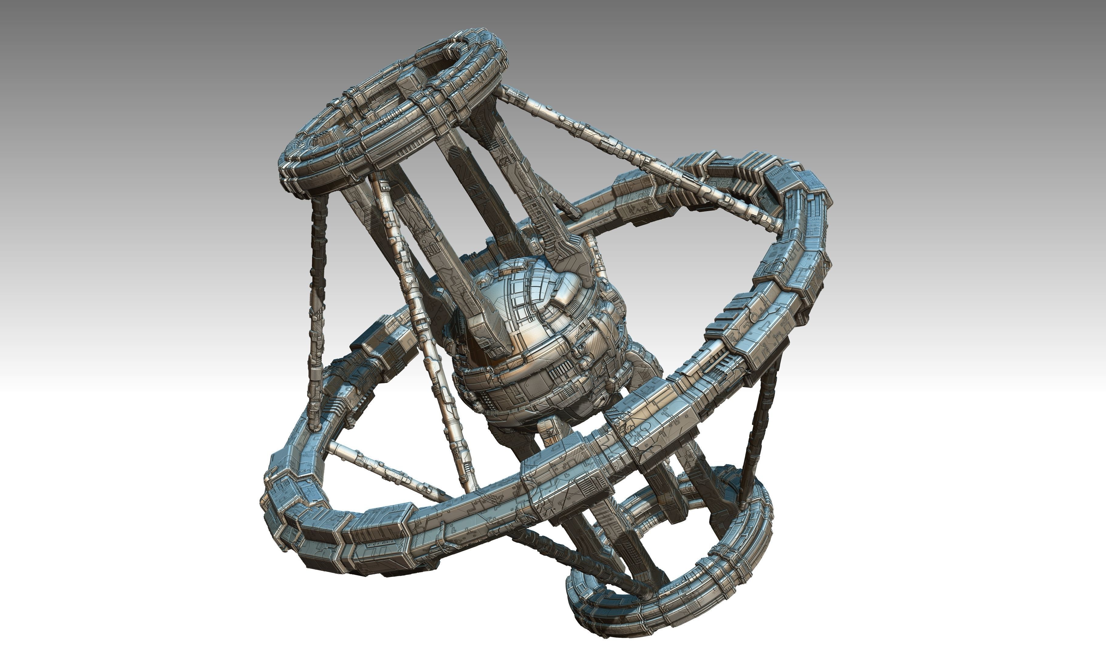 space equipment node 00154 3D model | CGTrader