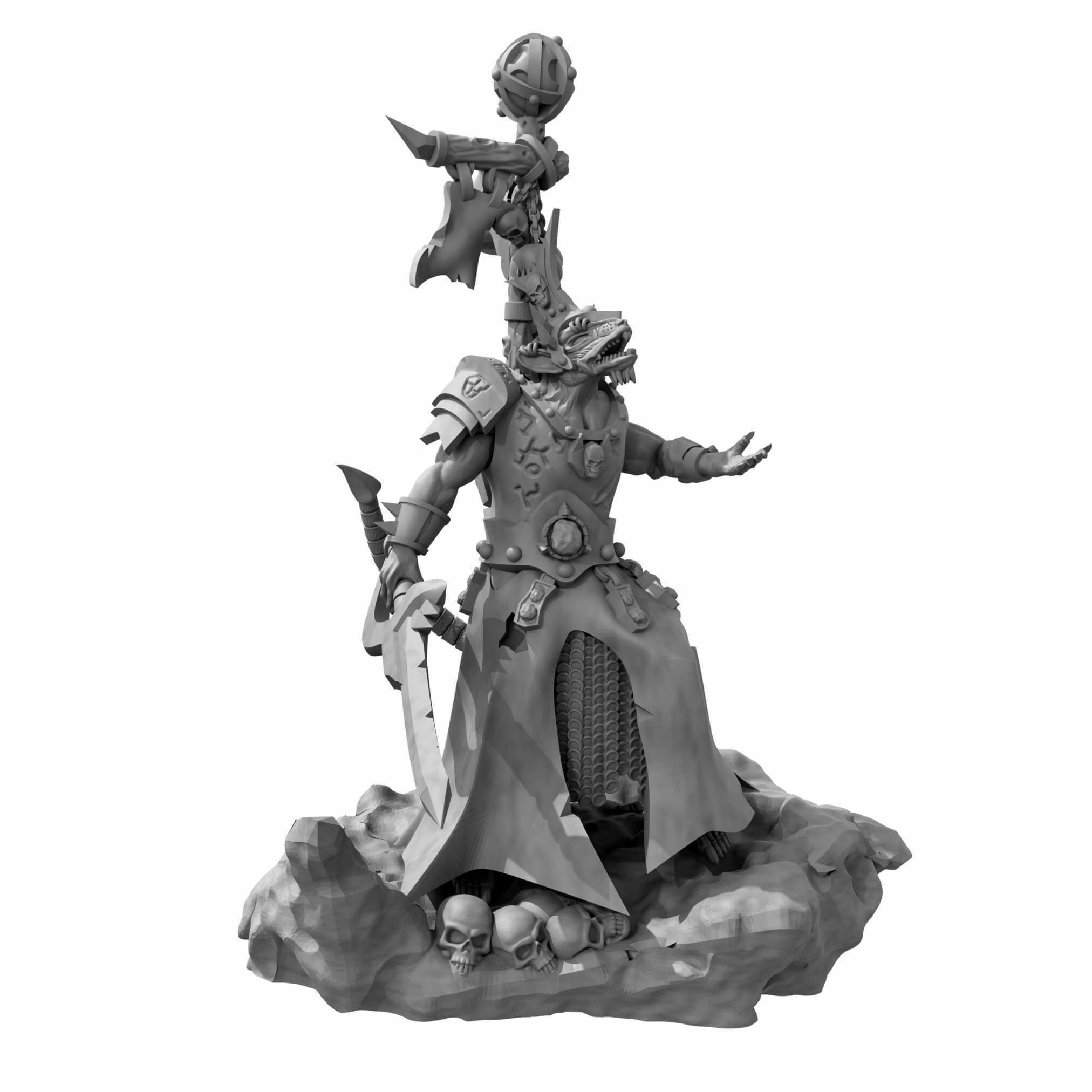 Lord Of Rats Rat Swarms Leader Multiple poses and weapons 3D model 3D ...
