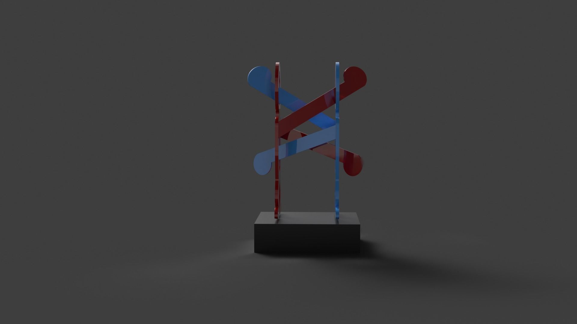 THE BOXERS SCULPTURE- BY KEITH HARING 3D model 3D printable | CGTrader