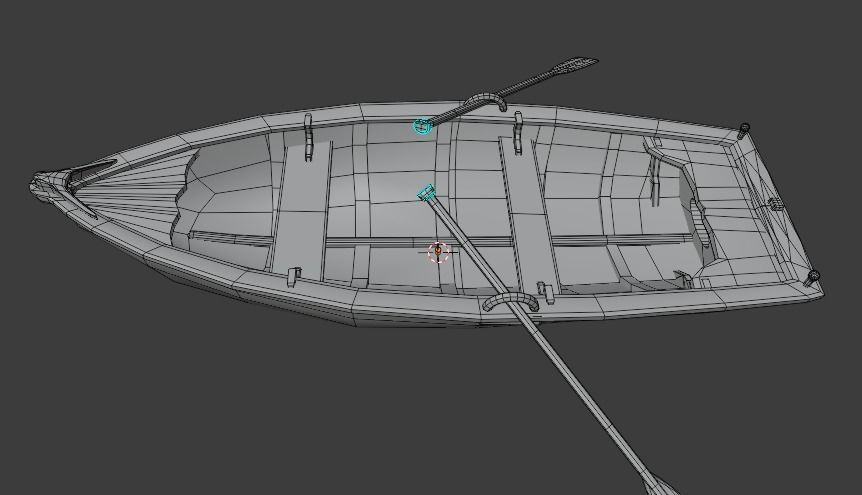 Wooden Boat free VR / AR / low-poly 3D model | CGTrader