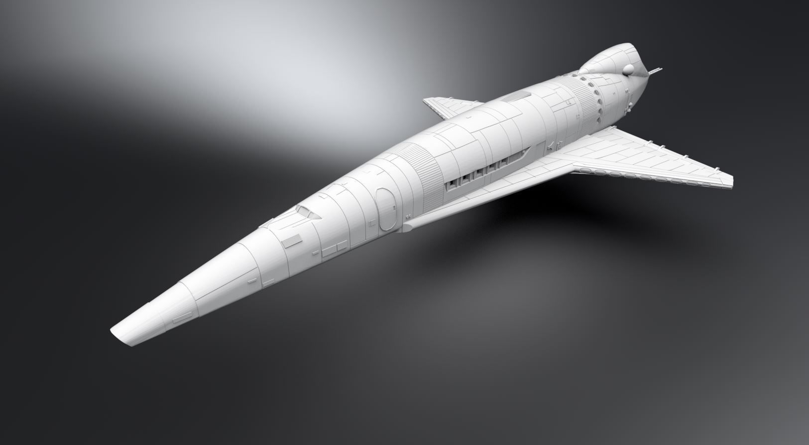 Space Clipper Orion 3 3D model 3D printable | CGTrader