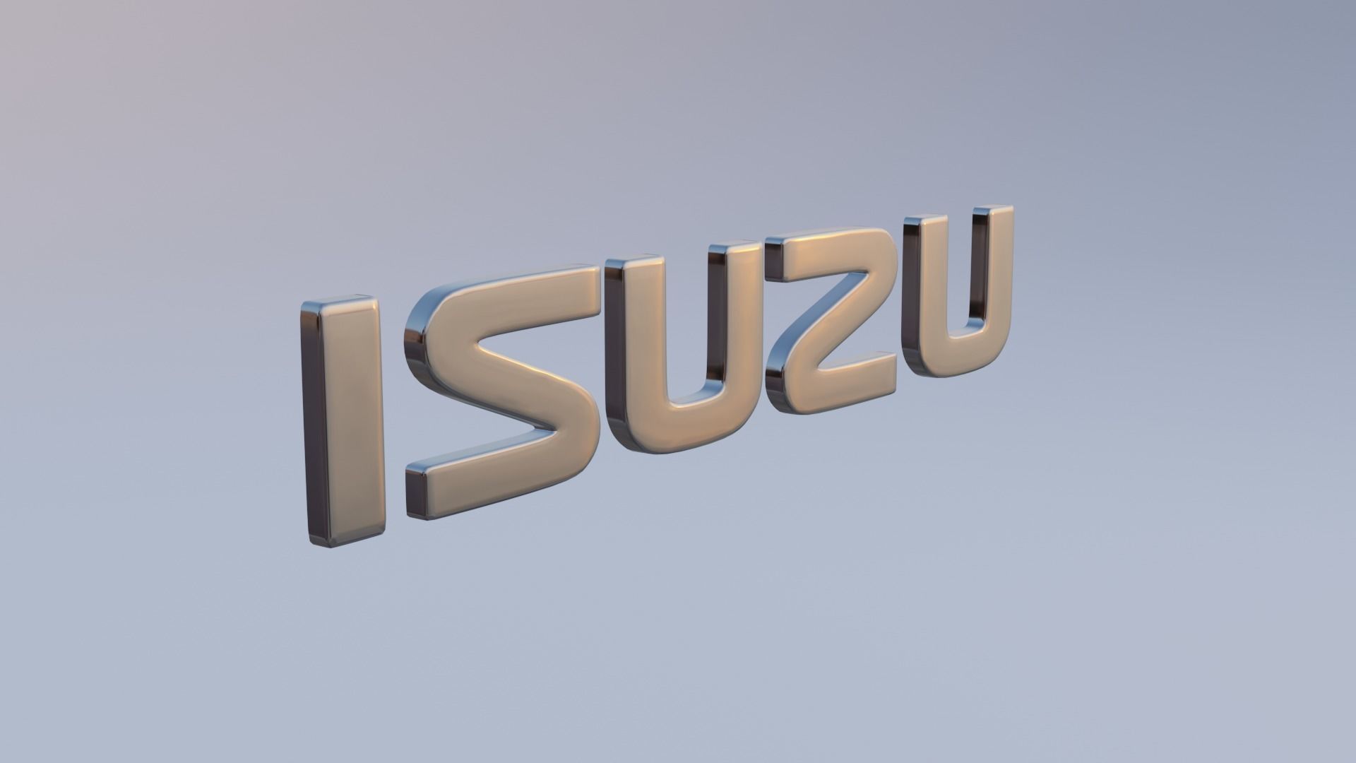 3D model Isuzu Logo - Badge - Emblem VR / AR / low-poly | CGTrader